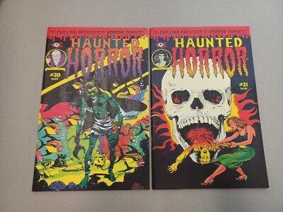 Haunted Horror #20 And 21 VF 2015 IDW Golden Age Horror Comics Reprint ...