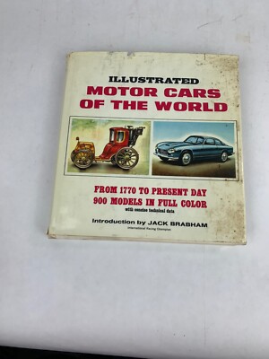 1967 ILLUSTRATED MOTOR CARS OF THE WORLD From 1770 by Olyslager HCDJ ...