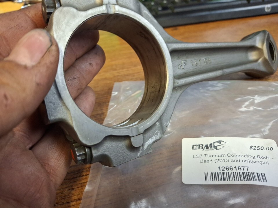 14-15 CAMARO ZL1 LS7 TITANIUM CONNECTING ROD *READ* | eBay