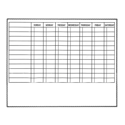 Magnetic Dry Erase Board For Kids Chores Whiteboard Weekly Chore Chart ...