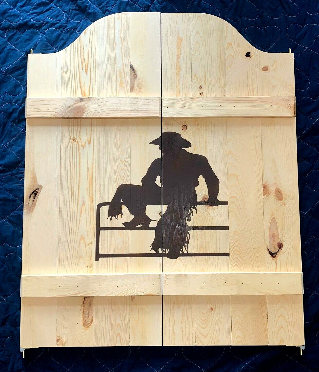24-36" Saloon Doors Western Lone Cowboy Cafe Swinging Doors Decor | eBay