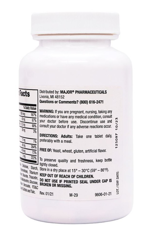 Major ProSight Eye Multivitamin with Zinc - 120 Tablets | Ocuvite (2 ...