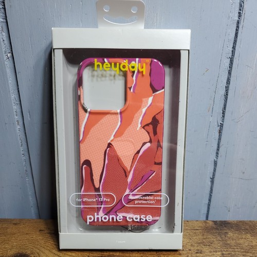 heyday Apple for iPhone 13 Pro Antimicrobial Case (Botanical Red) Clean ...