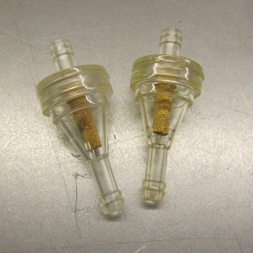 2 GAS Fuel MINI In Line FILTER Clamps BMW Airhead r75/5 r75/6 r90s ...