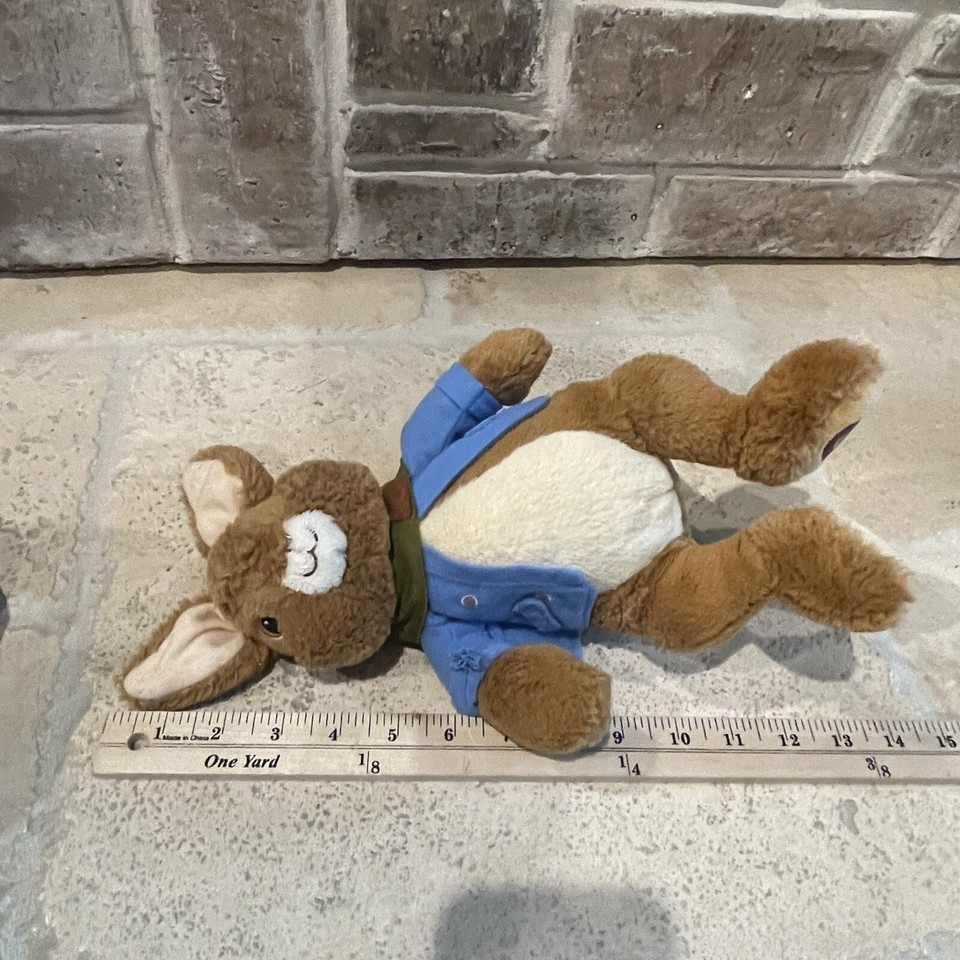 Nickelodeon Gund 2014 Peter Rabbit Plush Stuffed Bean Bag Brown Blue ...