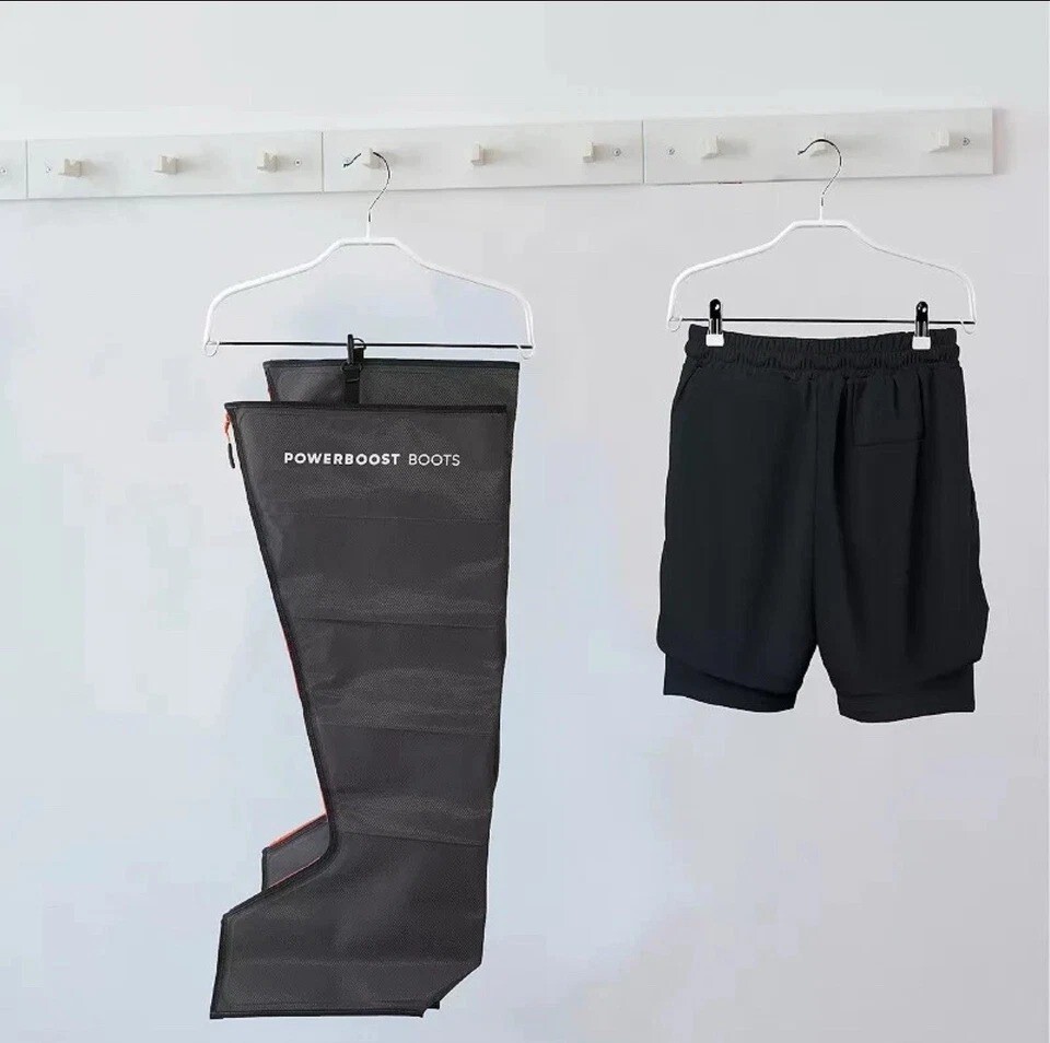 Sharper Image Powerboost Boots Air Compression Leg Recovery Massager S ...