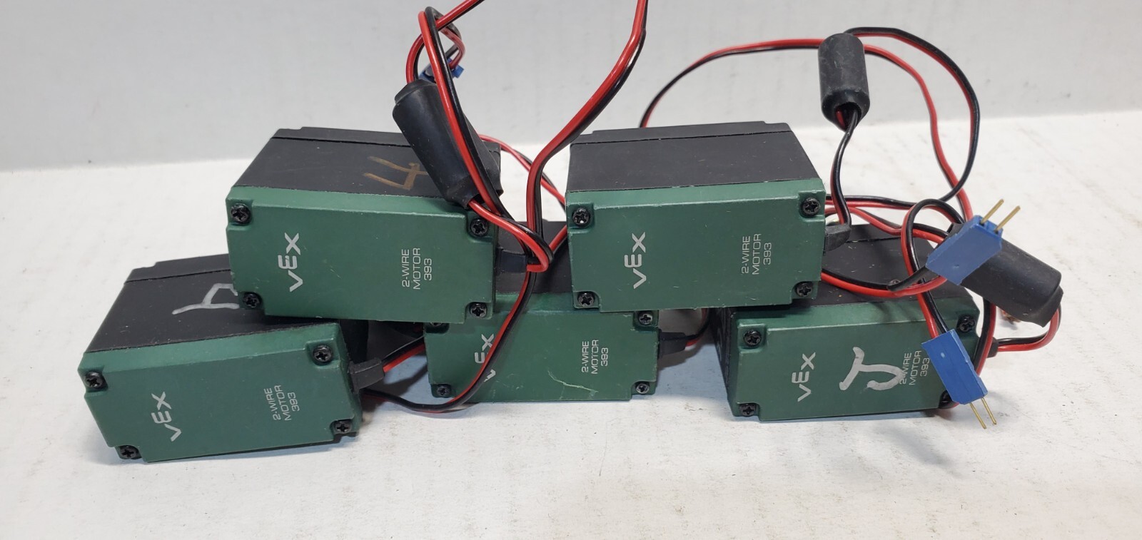 lot 5 VEX 2-WIRE Motor 393 Integrated Encoder Module # 3302AA | eBay