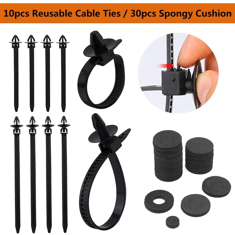 1000Pcs Car Retainer Clips Auto Fasteners Push Trim Clips Pin Rivet ...