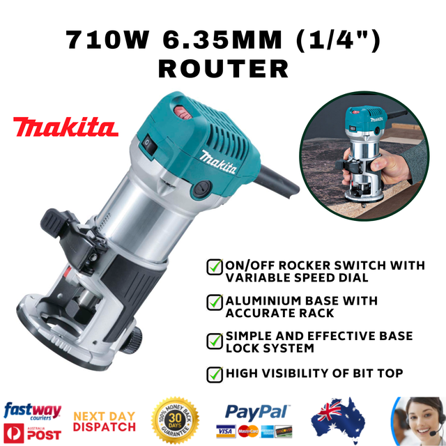 Makita 710W Laminate Trimmer & Router RT0700CX for sale online | eBay