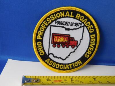 OHIO PROFESSIONAL RODEO DRIVERS ASSOCIATION PATCH BADGE TRANSPORT TRUCK ...