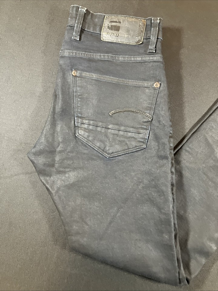 G Star Raw Jeans Mens 32x30 Fit (33x32 Tags) Black Revend Super Slim ...