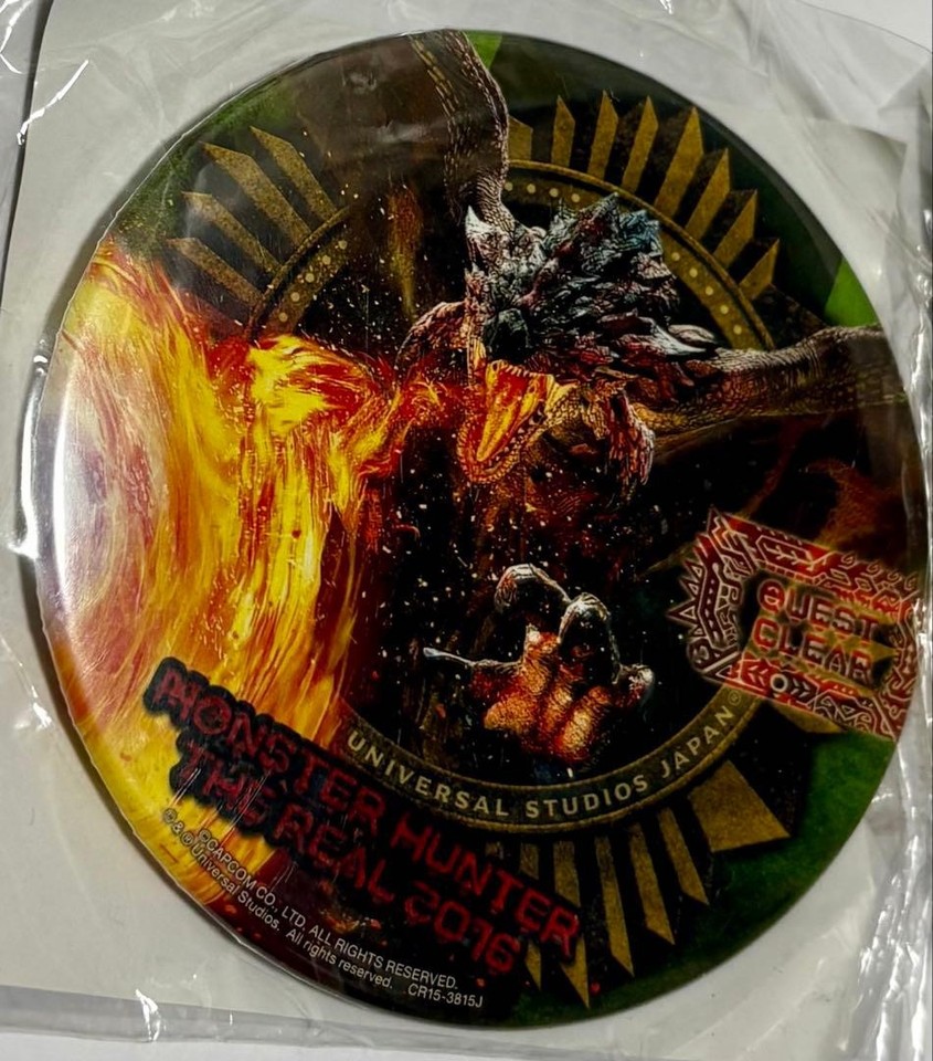 Monster Hunter Can Badge Zinogre Lioleus Dinovaldo | eBay