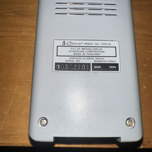 Cobra SOS 40 Channel Emergency Kit 2 Way CB Radio Model 39 Plus. Tested ...