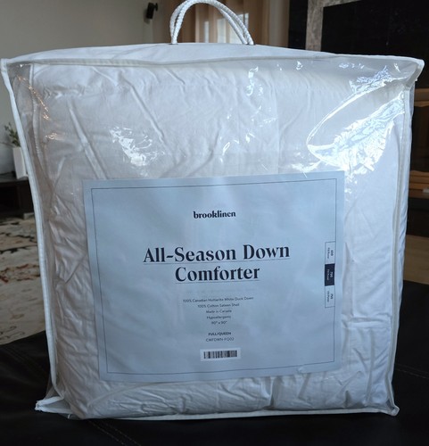 Brooklinen All-Season Down Comforter Size Queen Hypoallergenic Retail ...