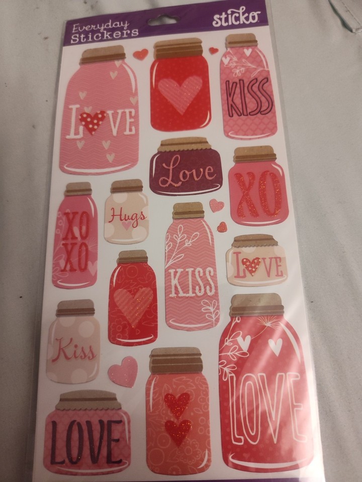 Sticko - Everyday Stickers - Mason Jar Love | eBay