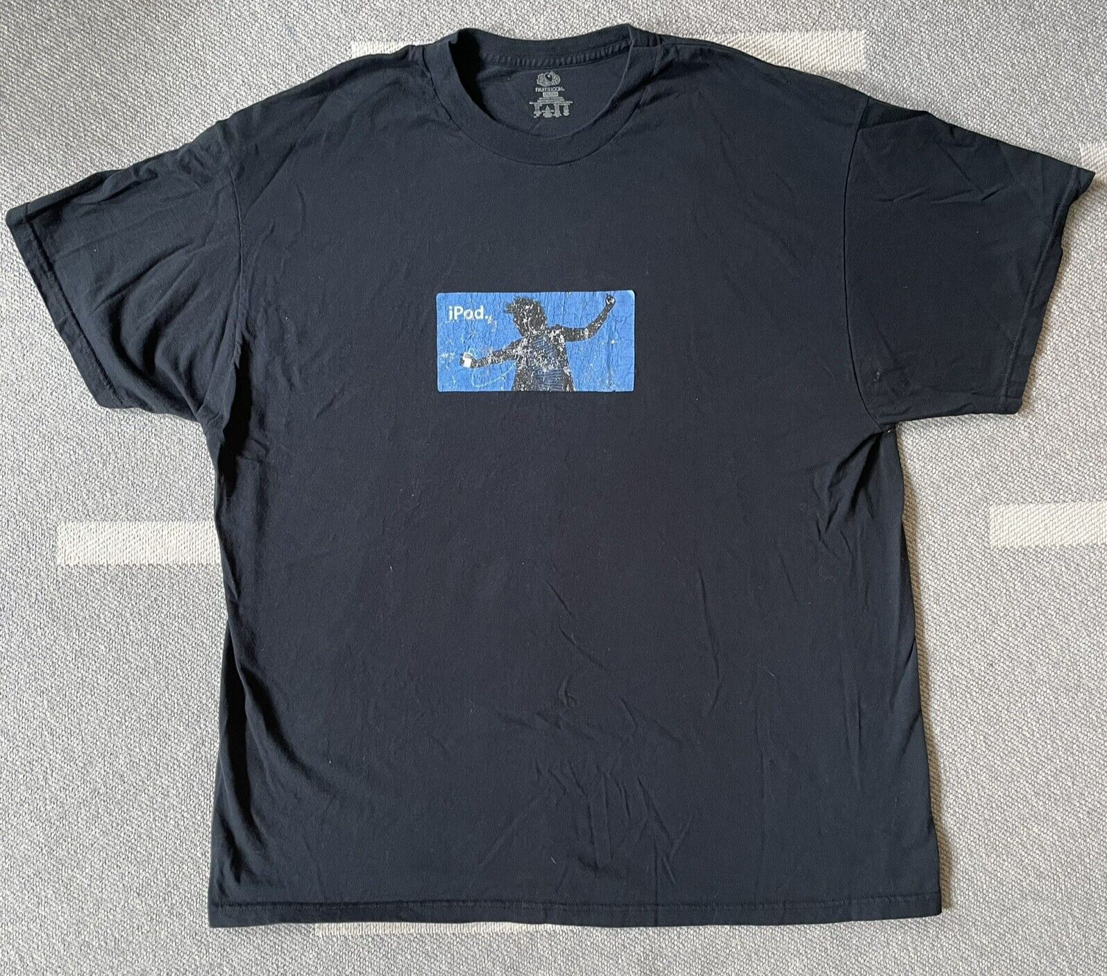 Vintage Y2K Black Apple iPod Original Advertising Sil… - Gem