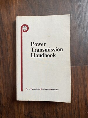 PTDA Power Transmission Handbook 1987 Third Edition | eBay