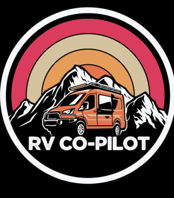 3” RV Co-Pilot Sticker Outdoors Funny Camping Travel Explore Hike Tent ...