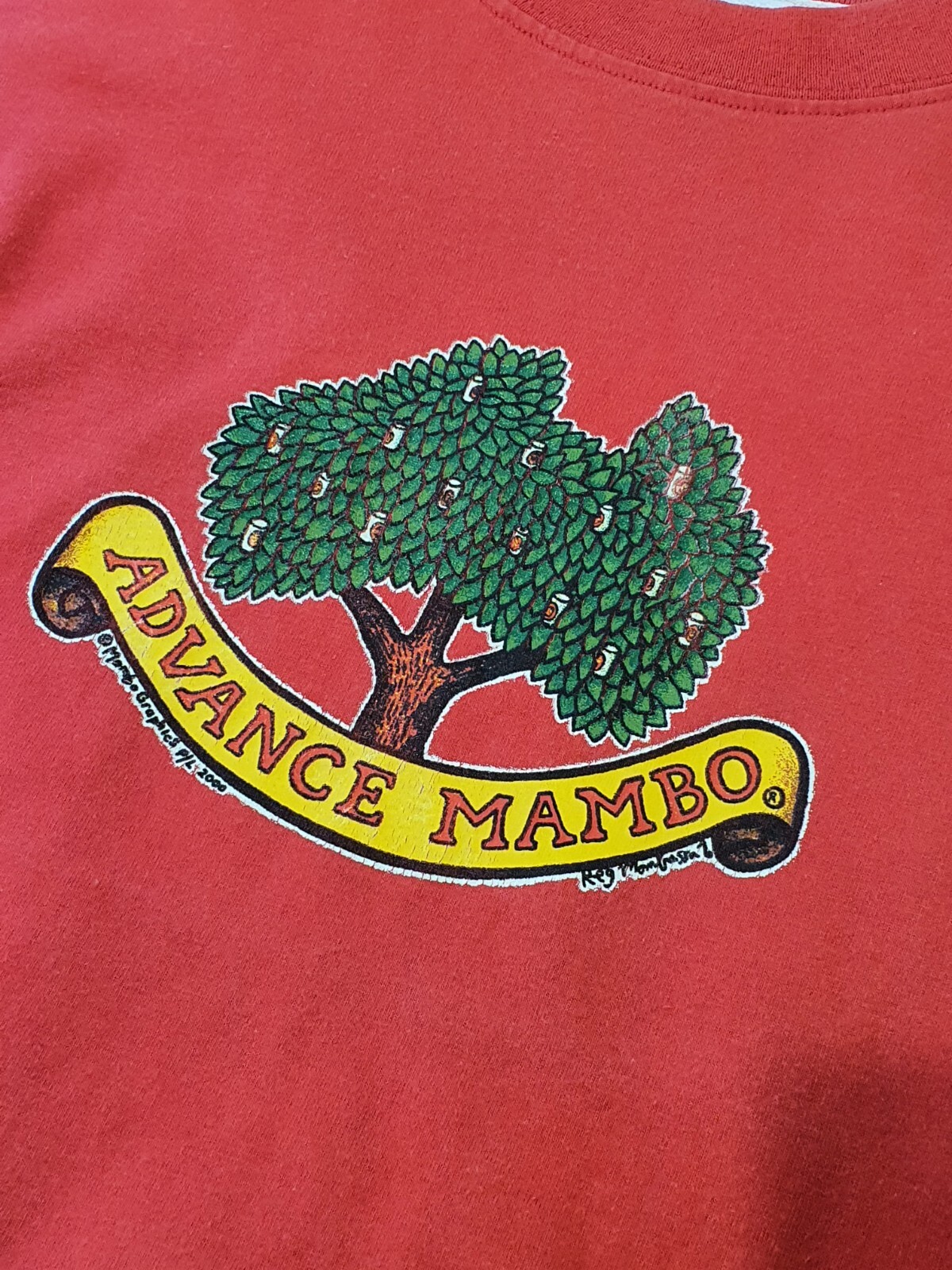Vintage Mambo Shirt Mens Extra Large Red Double Sided AOP Surfwear 90s ...