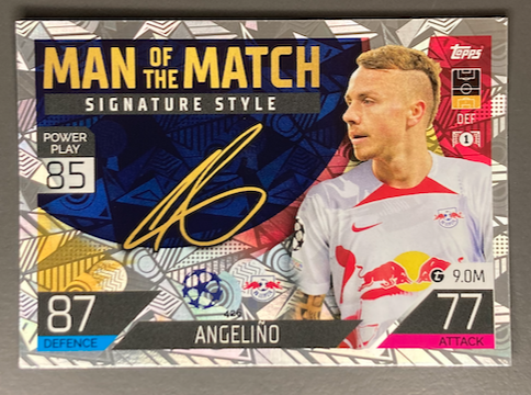 ANGELINO 2022-23 TOPPS MATCH ATTAX MAN OF THE MATCH SIGNATURES STYLE | eBay