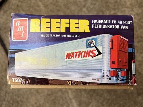 NIB AMT WATKINS REEFER FRUEHAUF FB 40 FOOT REFRIGERATOR VAN | 1:25 ...