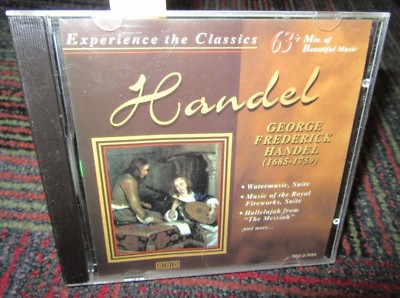 GEORGE FREDERICK HANDEL: EXPERIENCE THE CLASSICS MUSIC CD, 21 GREAT ...