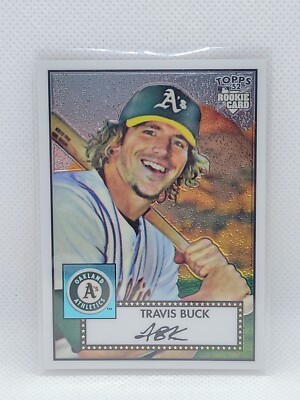 Travis Buck 2007 Topps 52 RC Chrome Baseball Ser# 0760/1952 #TCRC11 ...