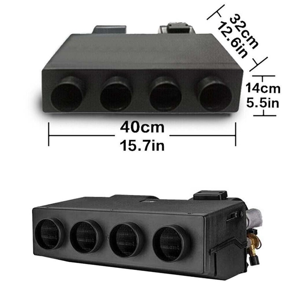 12V Electric Cool&Heat Universal Underdash Air Conditioner DC Auto Car ...