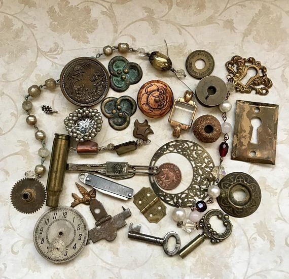3 pound "Junk Drawer" New & old collectible items retail mixed lot ...