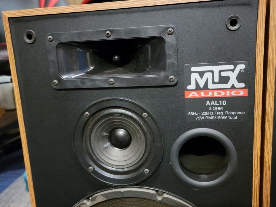 MTX AUDIO AAL10 Vintage Audiophile Floor Speakers | No Grills | eBay