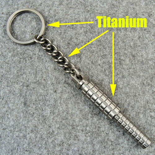 Collectible Titanium Ball Point Pen With Chain Ti Ballpoint Pen Gifts ...
