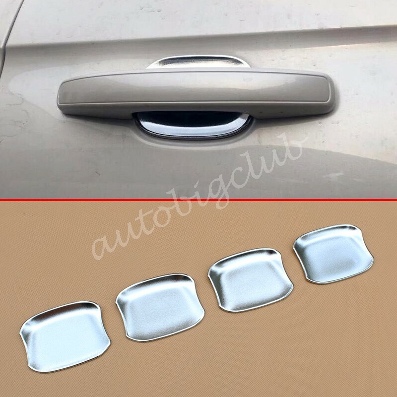 Matte Chrome Door Bowl Cover Mould Trims For Ford Expedition 2018-2021 ...