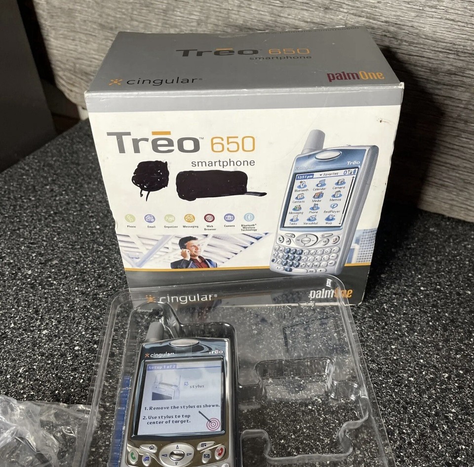 Palm Treo 650 Smartphone EarthLink Wireless Touch Screen Palm Pilot PCS ...