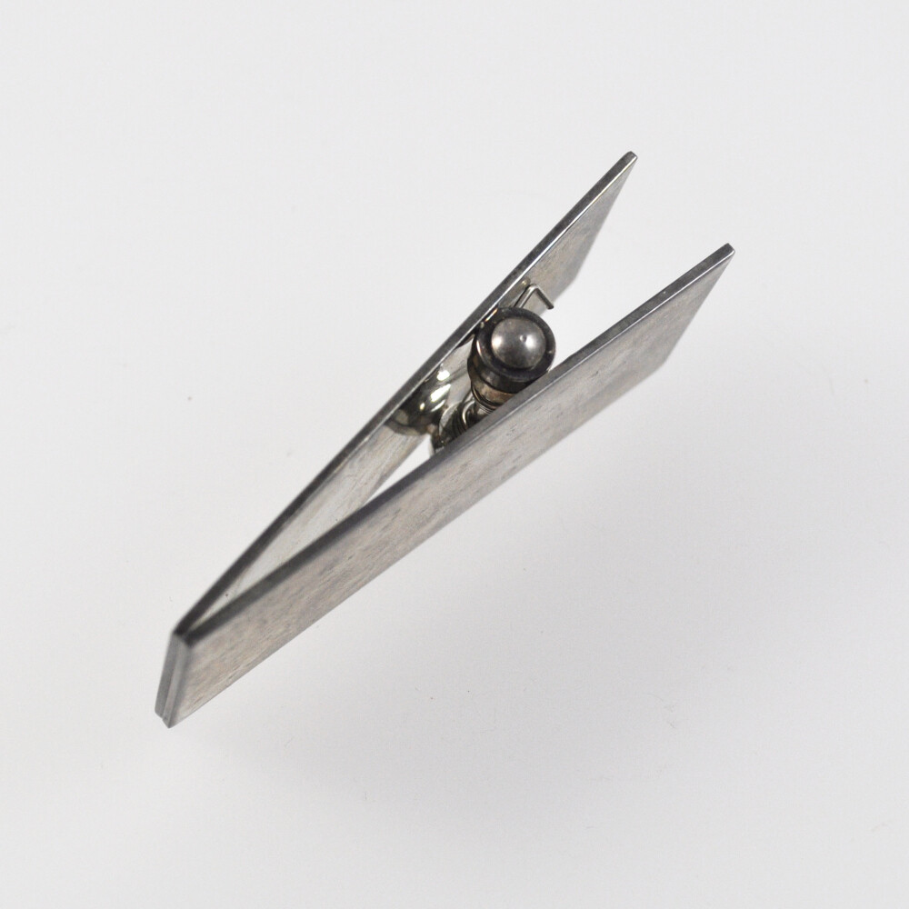 Money Clip - Clip - Silver Plated - Silver - 3 1/16in x 1 5/16in - 2 ...