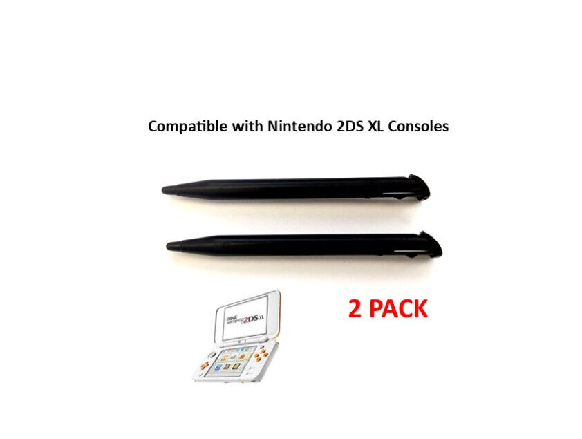 2PCS BLACK TOUCH SCREEN STYLUS PEN FOR NINTENDO 2DS XL CONSOLE | eBay
