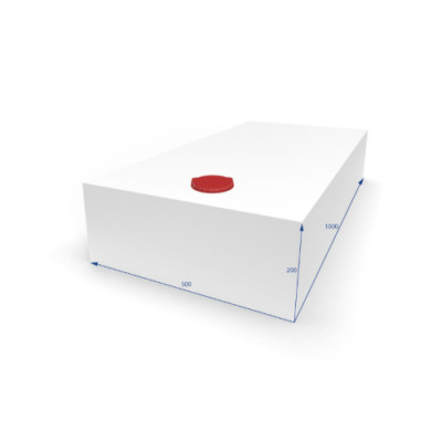 Wassertank 50X20X100 100 Lt Weiß | eBay.de