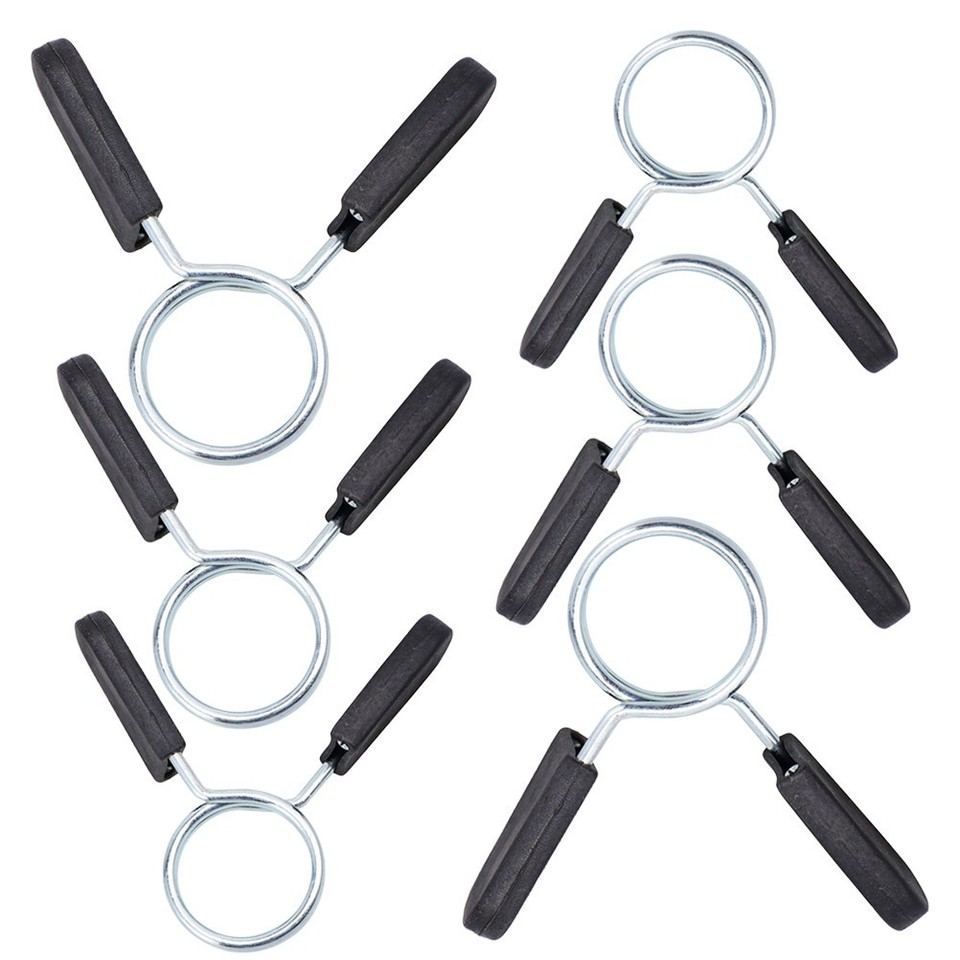 6 Pcs Weight Lifting Clips Dumbbell Clamps Spring for Weightlifting ...