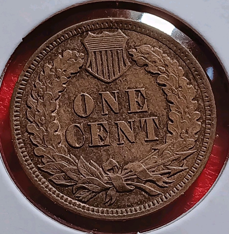 1908 Indian Head Cent Penny. Snow-4 Misplaced Date Variety ...