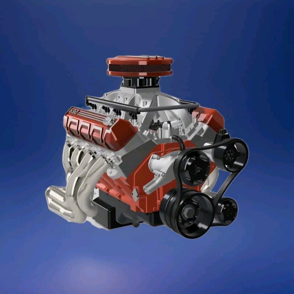 1/24 1/25 scale model 3d Printed Chevy 632 Crate Motor | eBay