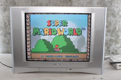 Sony Trinitron KV-24FS120 24" CRT TV RetroGaming Television No Remote ...