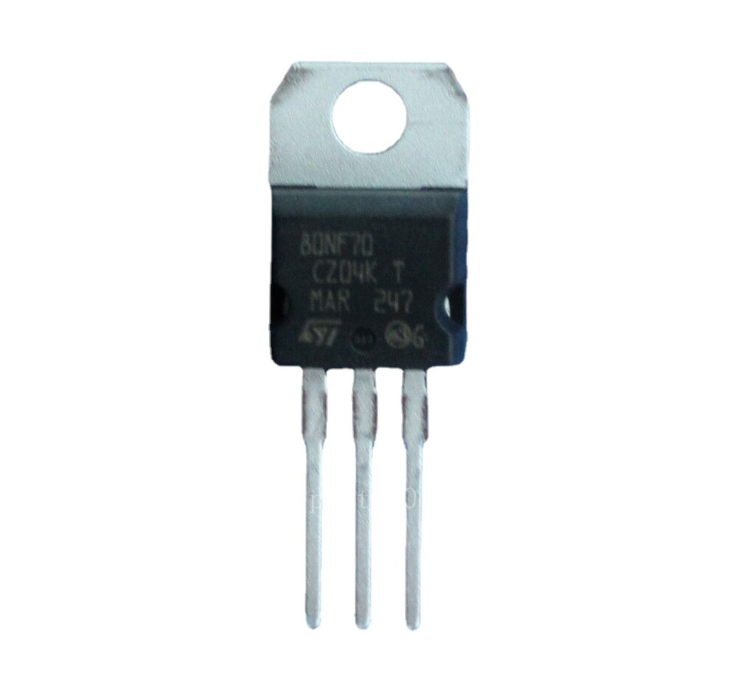 10PCS STP80NF70 P80NF70 transistor TO220 STP80NF70 P80NF70 transistor ...