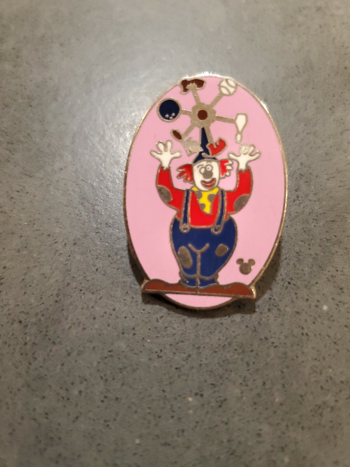 DLR 2013 Hidden Mickey Mickey's Toontown Pinwheels Clown Disney Pin ...