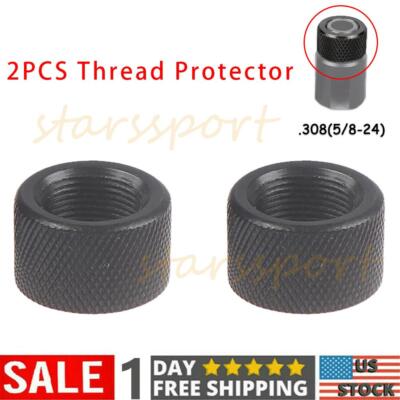 2X Tactical 5/8-24 Steel Barrel Threaded Adapter For Ruger 10/22 .308 ...