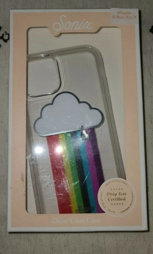 Sonic iPhone 11 Pro/Xs/X Clear Coat Rainbow Cell Phone Case Drop Test ...