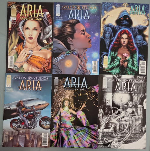 ARIA #1-4 (1998) AVALON STUDIOS IMAGE COMICS FULL SERIES! SET OF 12 TOTAL! | eBay