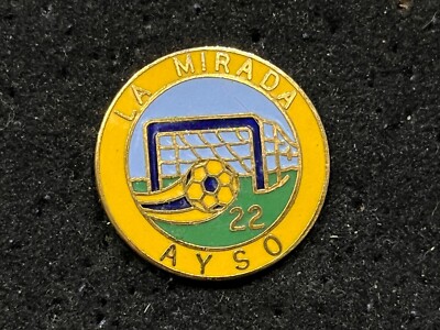 g PINS PIN ENAMEL FOOTBALL SOCCER FOOT USA LA MIRADA AYSO EGF | eBay