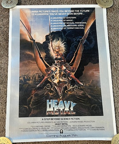 Original 1981 HEAVY METAL Special Advance Movie Poster, Linenbacked ...