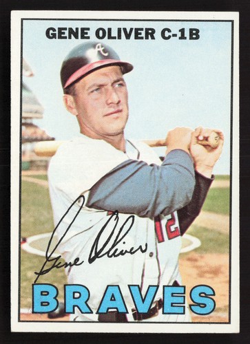 Gene Oliver 1967 Topps #18 Atlanta Braves VG-EX | eBay