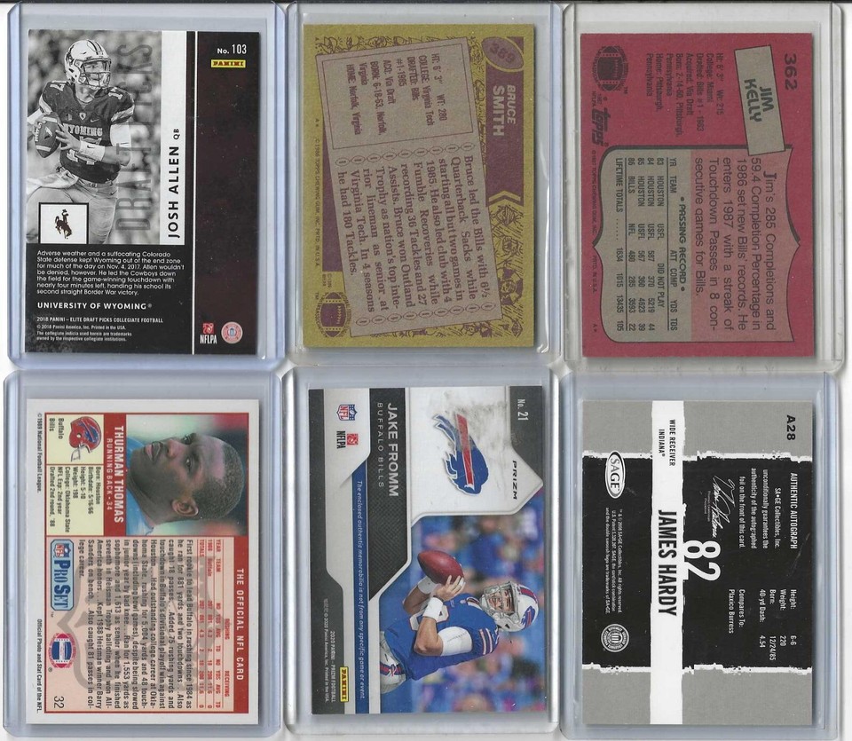 Buffalo Bills Auto RC GU Jersey Prizm Lot (14) JOSH ALLEN JIM KELLY ...
