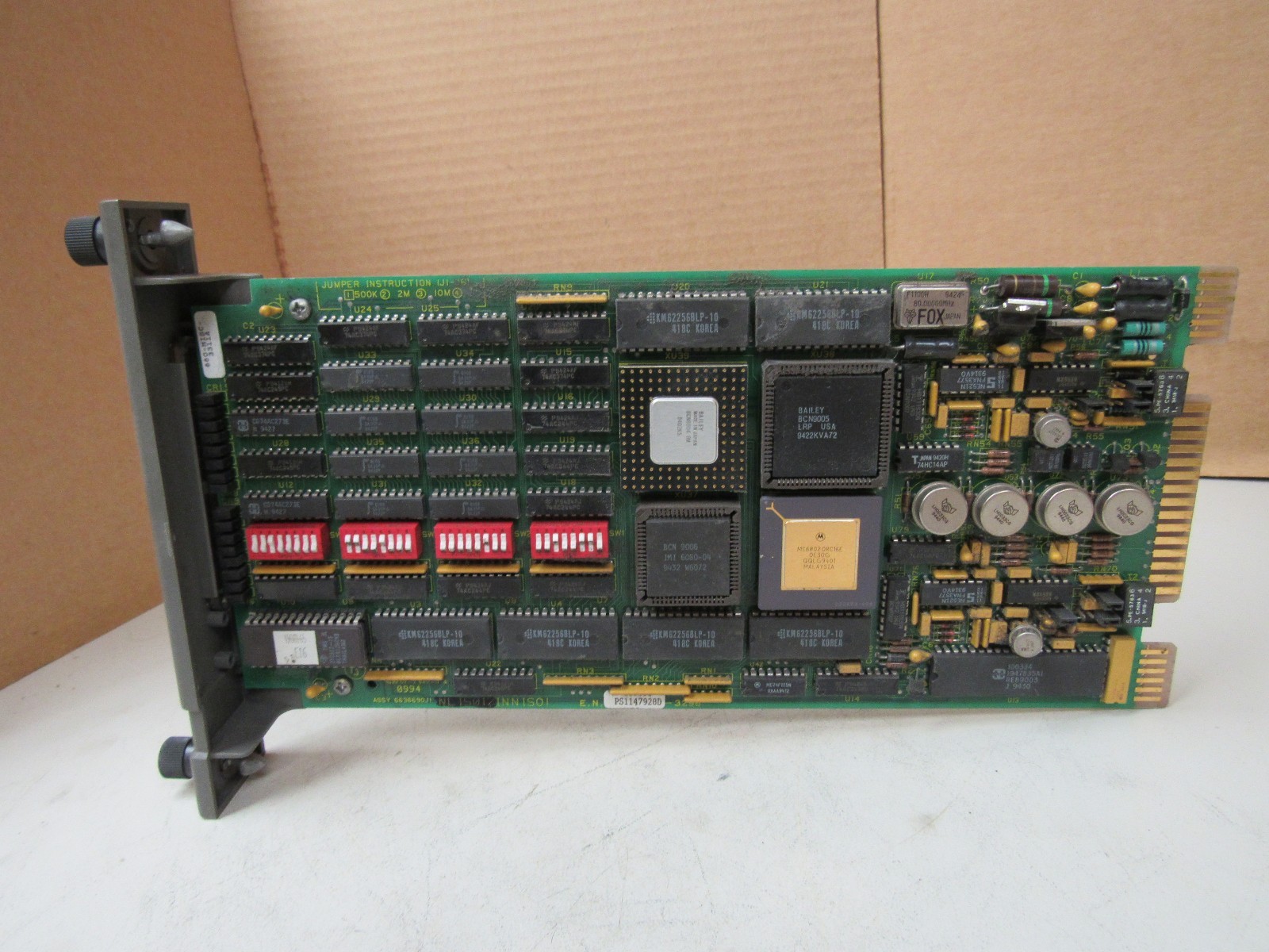 BAILEY NETWORK INTERFACE SLAVE MODULE INFI 90 INNIS01 5-15VDC 10VA | eBay